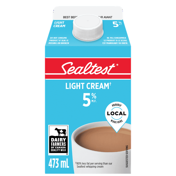 Sealtest 5% Light Cream, 473 mL - Walmart.ca