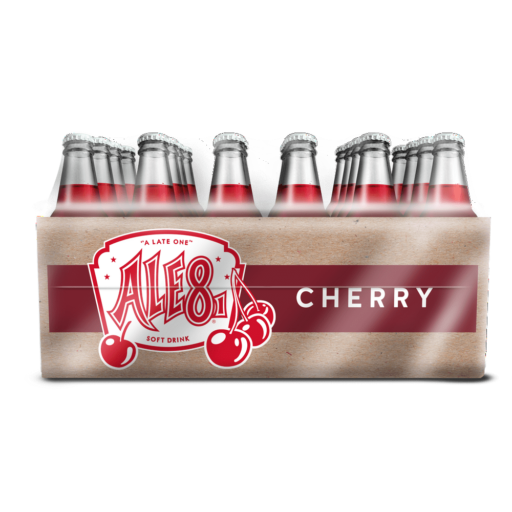 Ale 8 One Cherry Soft Drink, 12 Fl. Oz., 24 Count - Walmart.com ...