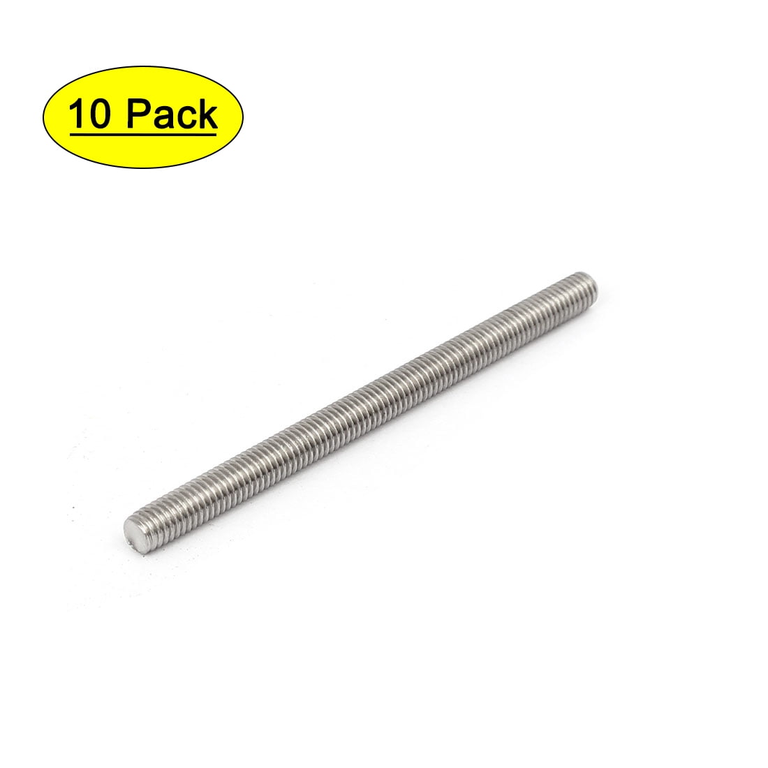M5 x 70mm 304 Stainless Steel Fully Threaded Rod Bar Studs Fasteners 10 ...