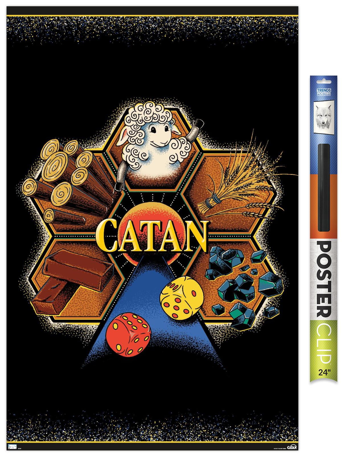 CATAN - Resources Wall Poster, 22.375" x 34" - Walmart.com