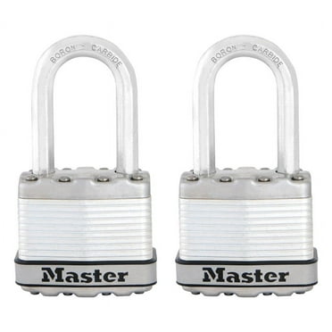 Master Lock Solid Steel 2-1/2in Outdoor Keyed Padlock, M930XKADLHCCSEN - Walmart.com
