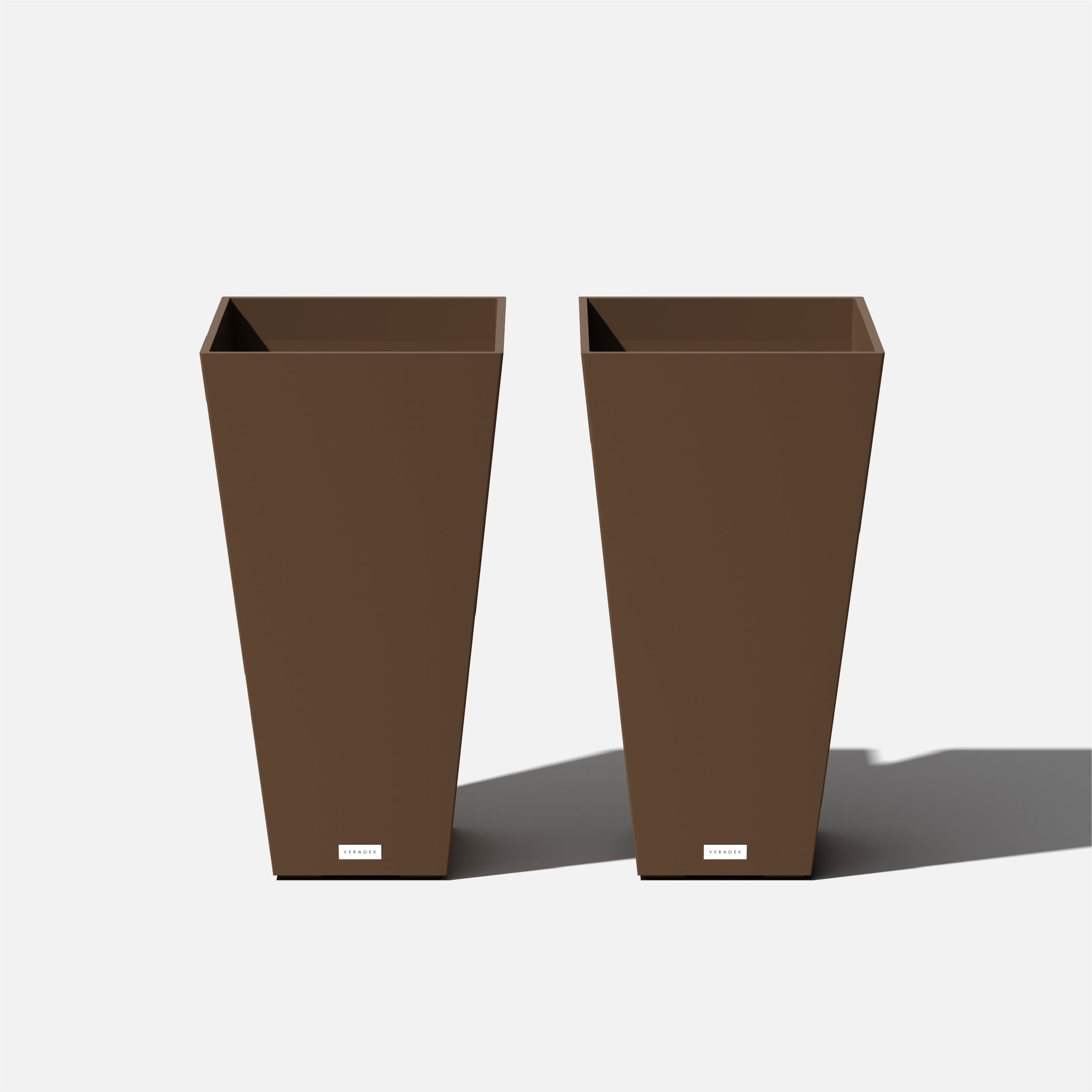 Veradek Pure Series Midland 26" Planter 2 Pack Espresso - Walmart.ca