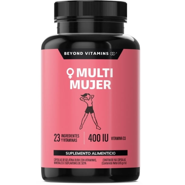Multivitaminico para Mujeres con 24 Ingredientes y Vitaminas Suplemento ...