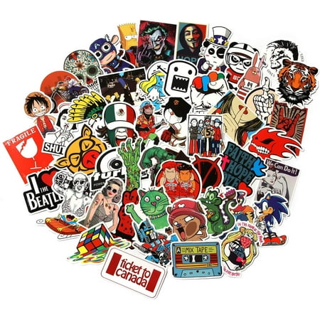 Cool Laptop Stickers Pack 100pcs 8 Series Stickers Variety Vinyl ...