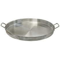 22" Round Stainless Steel Concave Comal Bola Taco Grill Pan Frying Wok ...