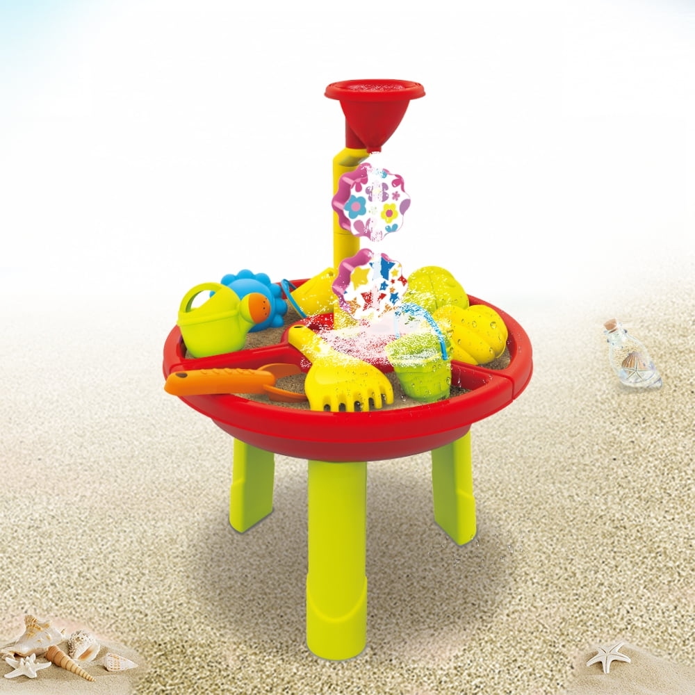 HANMUN Sand and Water Table for Toddler 1-3, Kids Outside Toys Outdoor ...