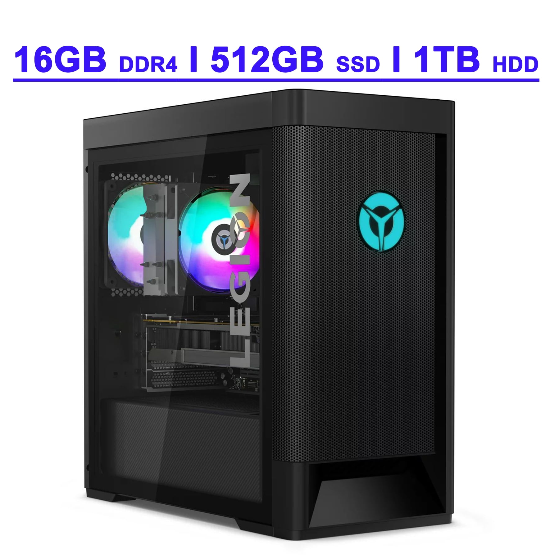 Lenovo Legion Tower 5 Gaming Desktop, Ryzen 7 5700G, 16GB DDR4, 512GB ...