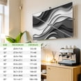 Black Grey Ombre TV Dust Cover,Stretchable TV Screen Desktop Computer ...