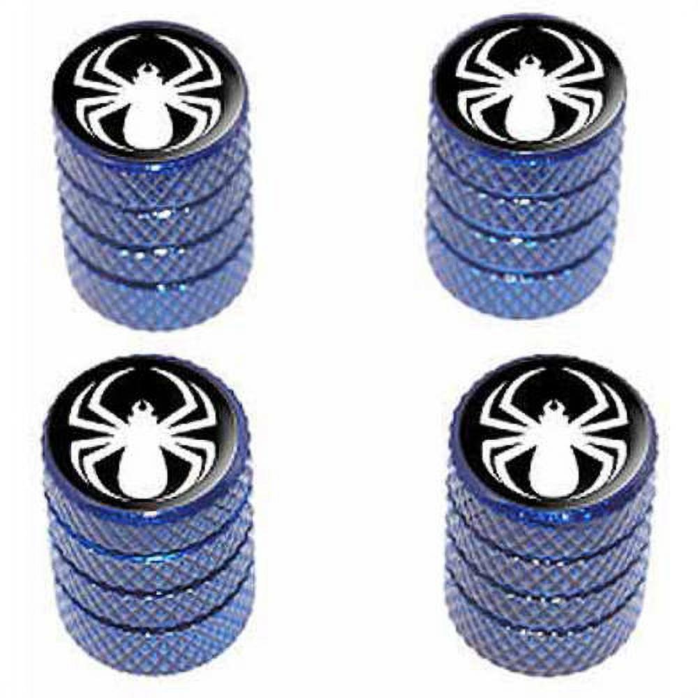 Spider White Spiderman Tire Rim Wheel Aluminum Valve Stem Caps ...