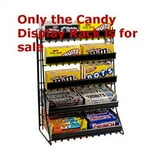 5 Tier Candy Counter Display Rack in Black - 15 W x 9 D x 21 H Inches ...