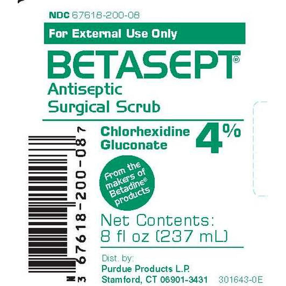 Betasept Antiseptic Surgical Scrub, 8 Fl. Oz. - Walmart.com - Walmart.com