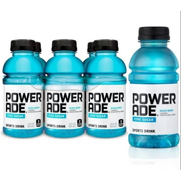 POWERADE ZERO Sports Drinks, Mixed Berry, 20 Oz - Pack of 10 - Walmart.com