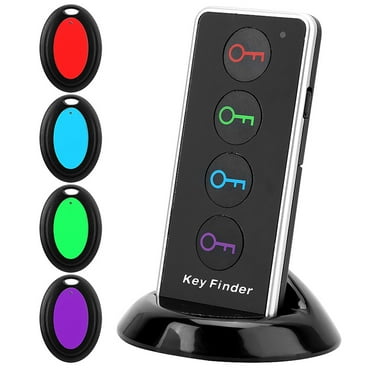 6 Smart Key Locators with Remote Tracker, 1 RF Transmitter, Item ...
