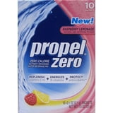 Propel Zero Raspberry Lemonade Water Beverage Mix, 0.7 Oz., 10 Count ...