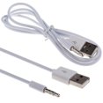 High Compatibility USB 3.5mm Cable For MP3 Devices White Durability ...