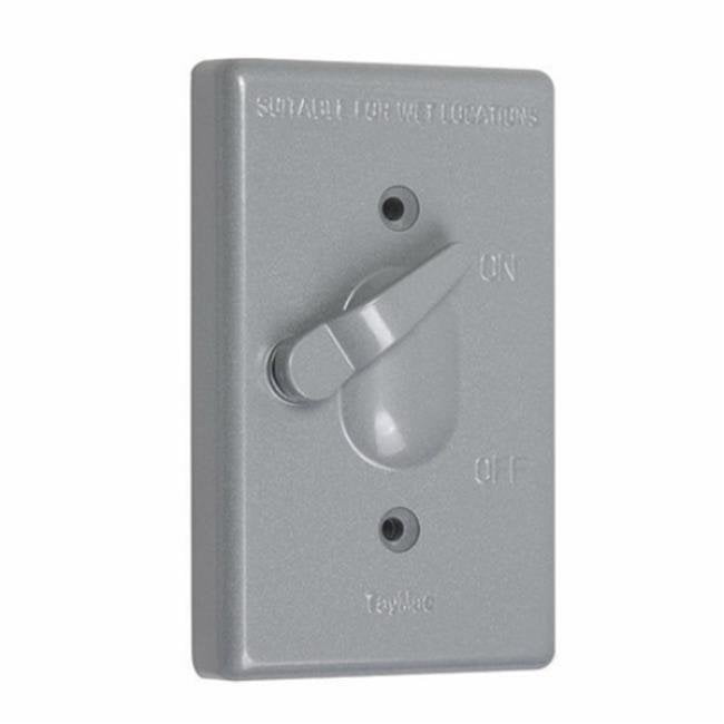 Hubbell Raco TC100S One Gang Toggle Cover - Gray - Walmart.com
