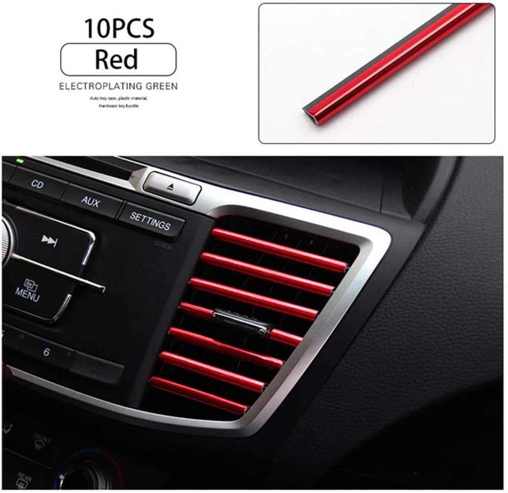 Walbest 10 Pcs Car Interior Moulding Trim Car Air Conditioning Air ...