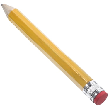 Archie McPhee's Jumbo Wooden Giant Pencil with Large Eraser - Walmart.com