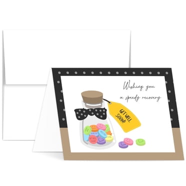 Designer Pop! Get Well Soon Pop-Up Greeting Card – 3D Sun Themed Tissue ...