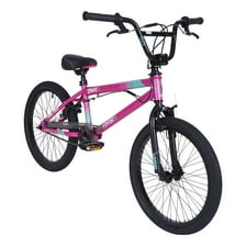 Mongoose Grid Mag 20-Inch BMX Freestyle Bike, Single Speed, Silver ...