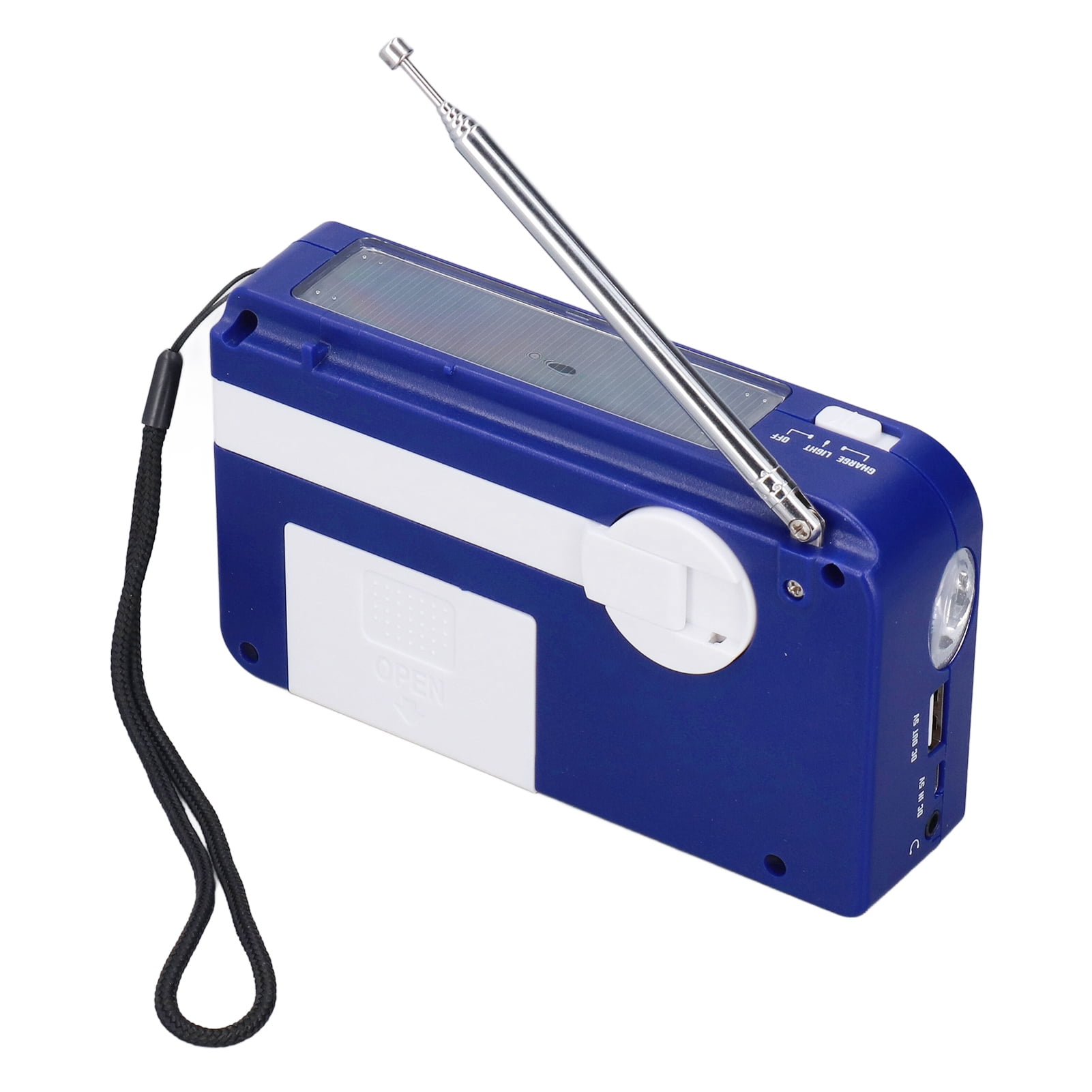 Radio de emergencia, manivela Radio solar Radio Linterna Radio solar ...