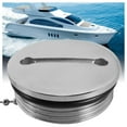 Boat Deck Fill Filler Replacement Cap with Chain Stainless Steel Water ...
