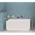 Vincent 3" x 14" Glass Wood Look Subway Tile - Walmart.com