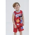 Disney Mickey Mouse Toddler Boys Clothes Set: Mesh Jersey Tank Top and ...