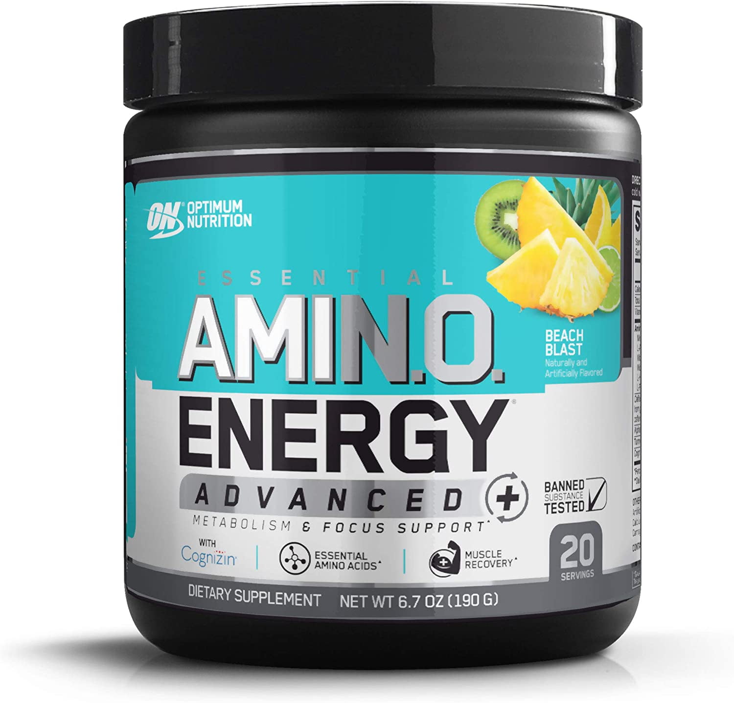 Optimum Nutrition, Essential Amino Energy Advanced, Beach Blast, 6.7 oz ...