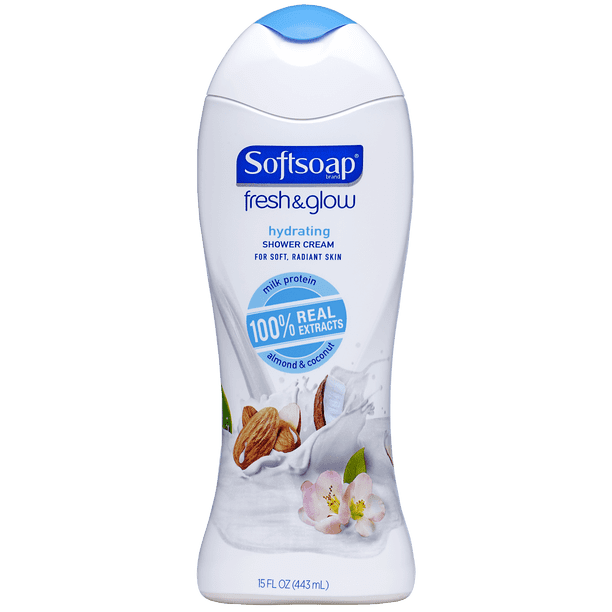 Softsoap Fresh & Glow Hydrating Body Wash, 15 Ounce - Walmart.com ...