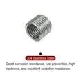 Uxcell M10 x 1.5 1.5D 15mm 304 Stainless Steel Wire Thread Insert ...