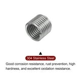 Uxcell M10 x 1.5 1.5D 15mm 304 Stainless Steel Wire Thread Insert ...