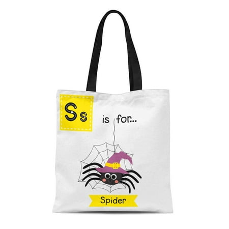 JSDART Canvas Tote Bag Cute Children Abc Alphabet Letter Tracing ...