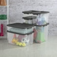 Sterilite 16 Qt. Storage Container Easy Carry Latch, Stacker Box ...