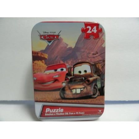 Disney Cars 24 Piece Jigsaw Puzzle in Travel Tin - Walmart.com