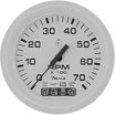 Faria 33132 Dress Tachometer Gauge with Hourmeter 6000 RPM - White, 4 ...