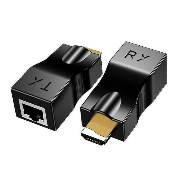 Extensor Hdmi, extensión HDMI a Rj45 1080p Red Lan Extensión Hdmi hasta ...