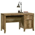Pemberly Row Rustic Wood Computer Desk with Drawers in Craftsman Oak ...
