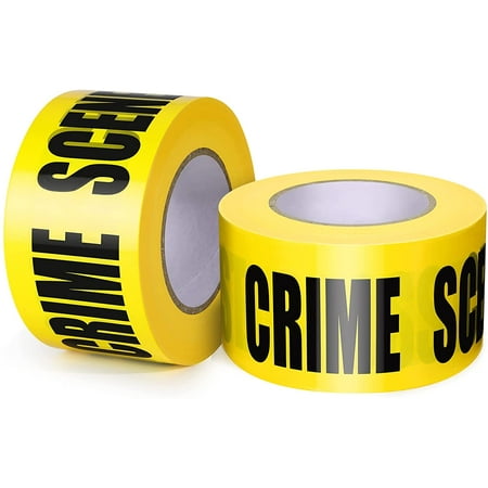 Crime Scene Do Not Cross Barricade Tape 2 Pack \u20223 inch x 1000 feet ...