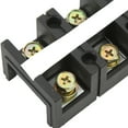 2 Pcs Terminal Block Dual Rows 60A 600V Compact Terminal Block Barrier ...