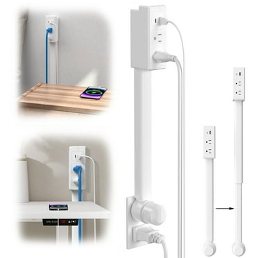 Electrical Outlet Extender Stick Features USB-A, USB-C, and 2 Ac ...