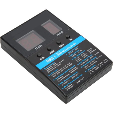 RC Car Program Card Lightweight Portable LED ESC Programming Card for ...