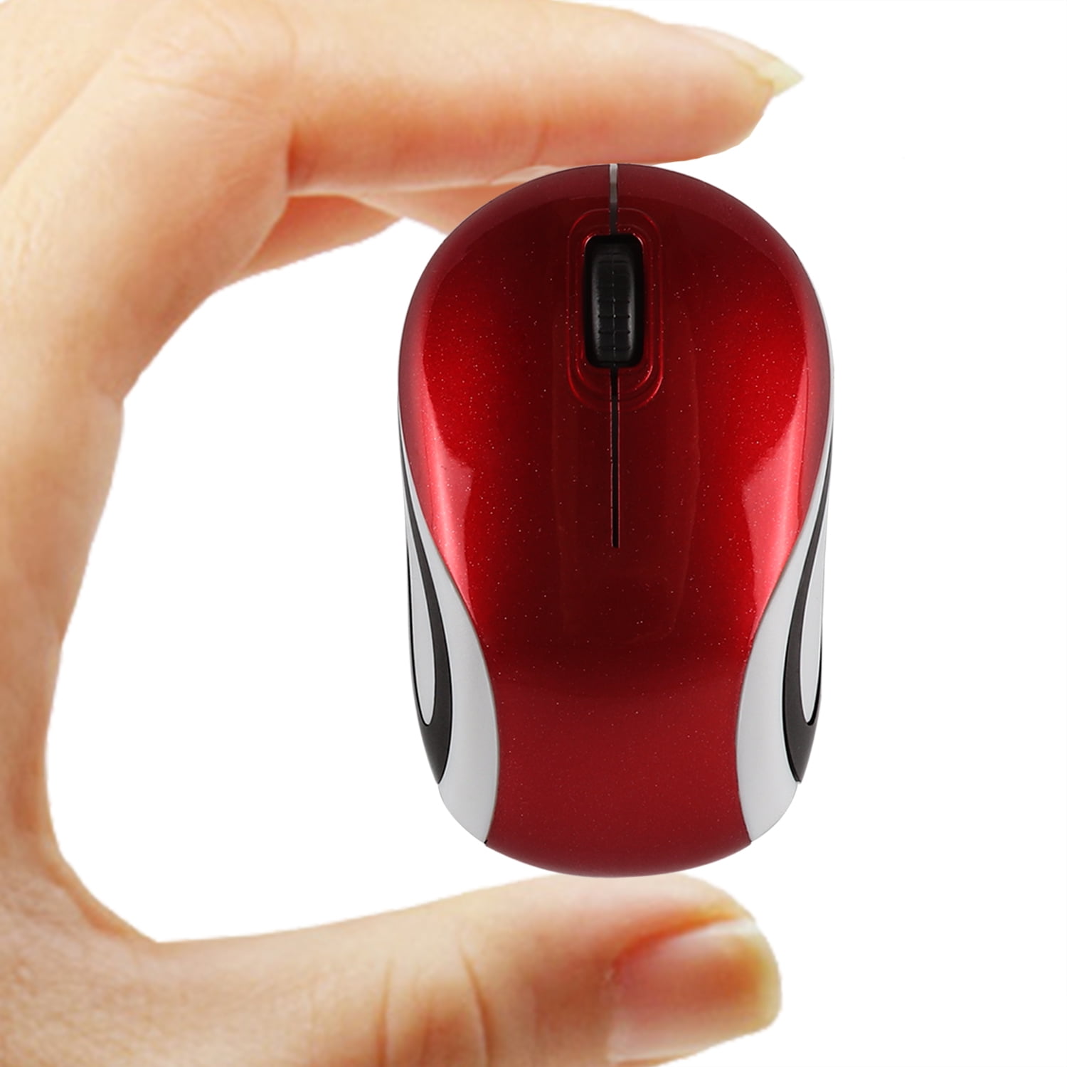 Mini Small Wireless Mouse for Travel Optical Portable Mini Cordless ...