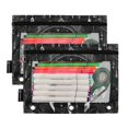 2 Pieces Pencil Bag Binder Pouches 3-Ring Page Turning Folder Pencil ...