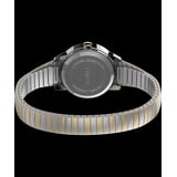 Timex Women's Easy Reader 25mm Watch – Two-Tone Case, White Dial ...