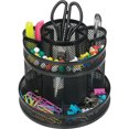 Lorell, Mesh Rotary Organizer, 1 Each, Black - Walmart.com
