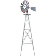 Costway 8 ft Ornamental Windmill with 4 Support Legs Decorative ...