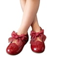 Abomasnow Toddler Girls Mary Jane Dress Shoes Soft Sole Non Slip ...