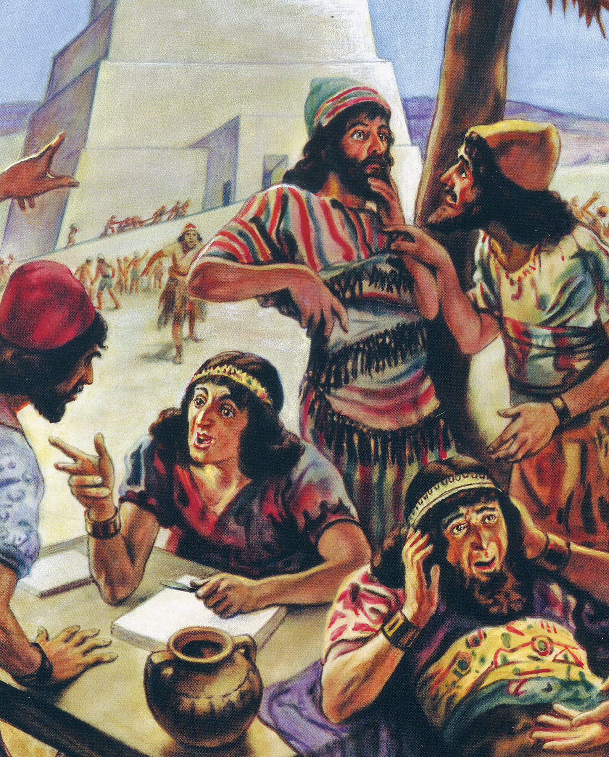 Catholic print picture - Tower of Babel C - 8" x 10" ready to be framed - Walmart.com