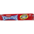 Saran Cling Plus Plastic Wrap, 200 Sq Ft, Easy Tear Edge, Food Storage ...